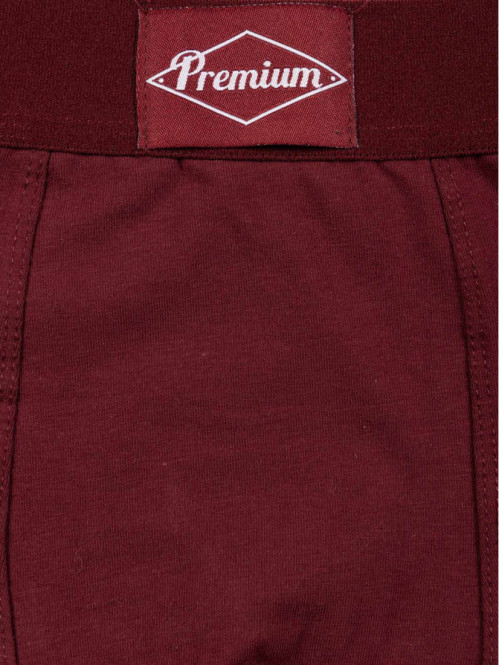 Lot de 3 boxers bordeaux homme