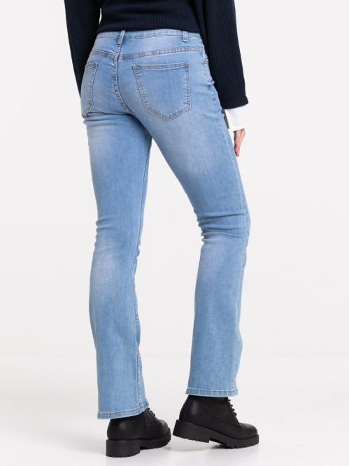 Jean stone bootcut femme