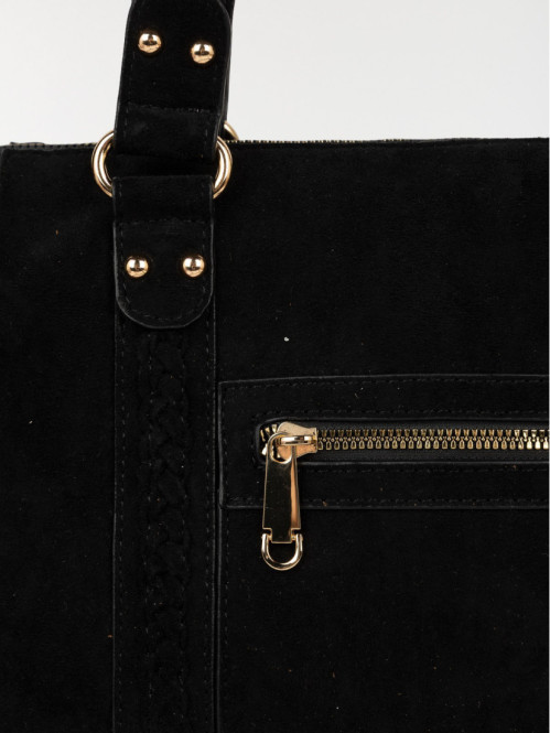 Sac à main détails dorés femme